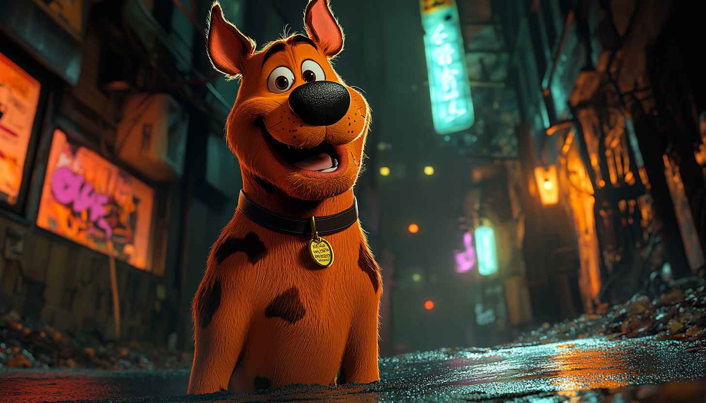 Scooby Doo Urban Adventure Animated 4K Desktop Wallpaper - Free Img